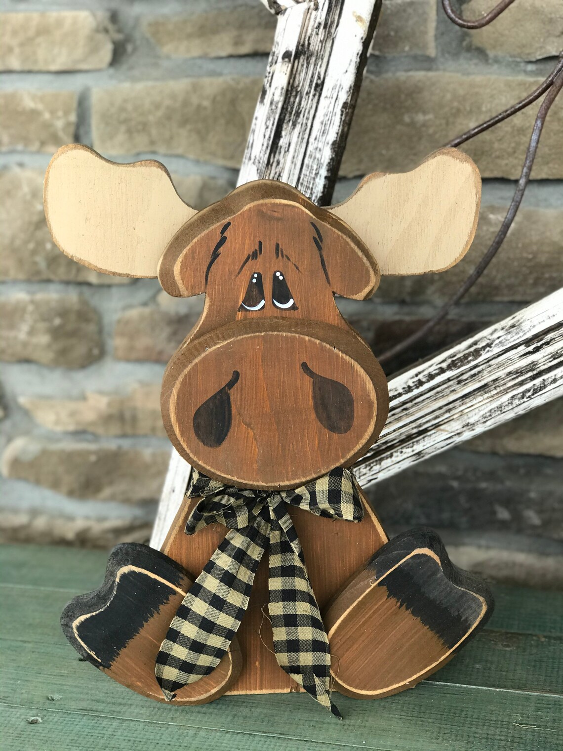 DIY Moose Shelf Sitter/ Hanger Unfinished Wood Craft Kit | Etsy