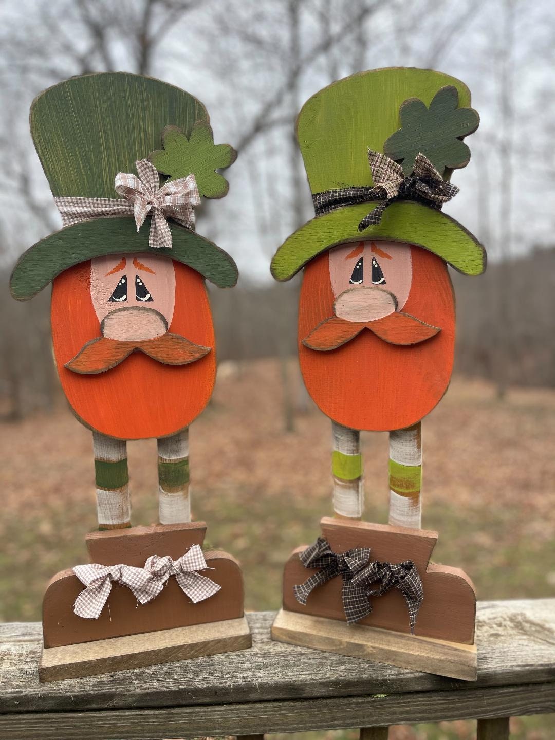 DIY Critter Stick Leg Leprechaun - Unfinished Wood Craft Kit - Etsy