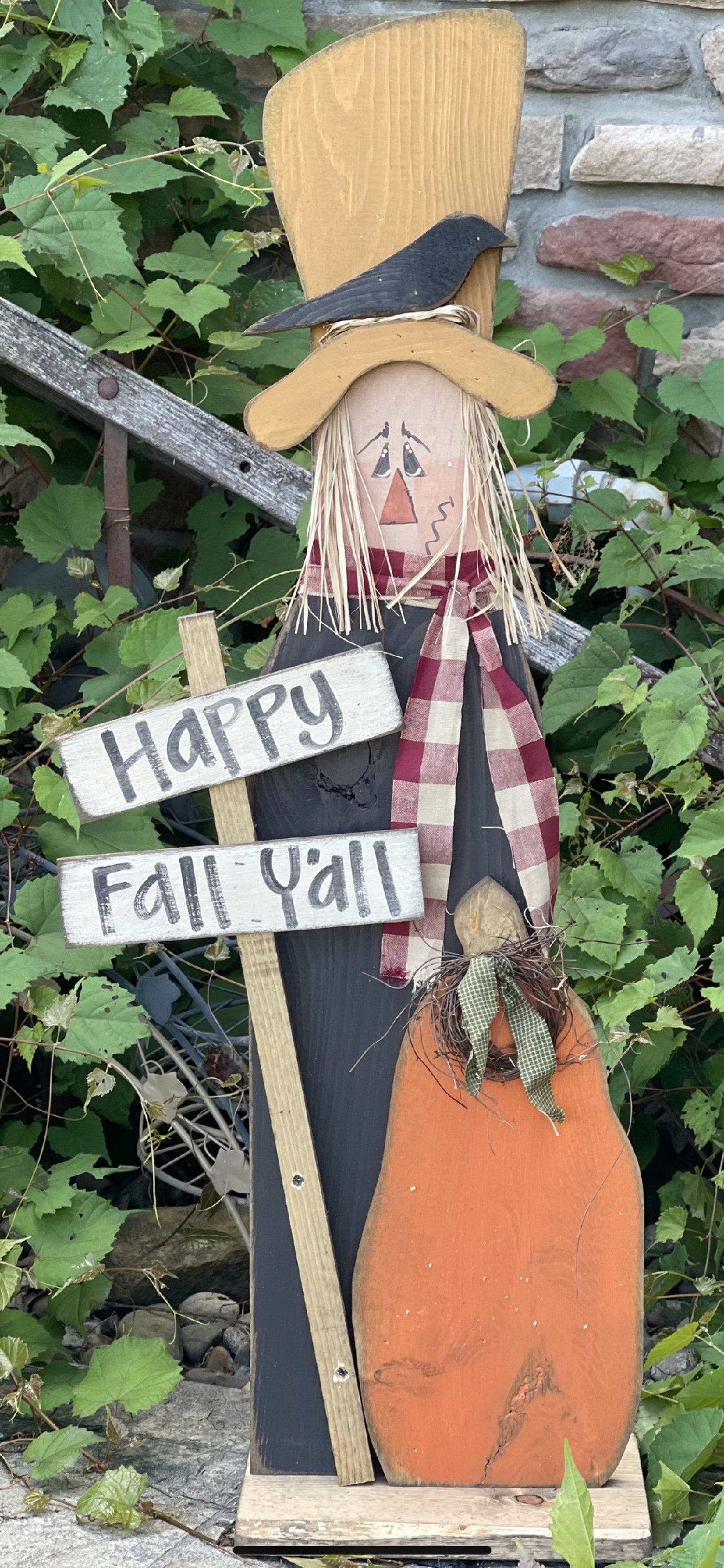 E-PATTERN Happy Fall Y'all 36' Standing Scarecrow Wood - Etsy