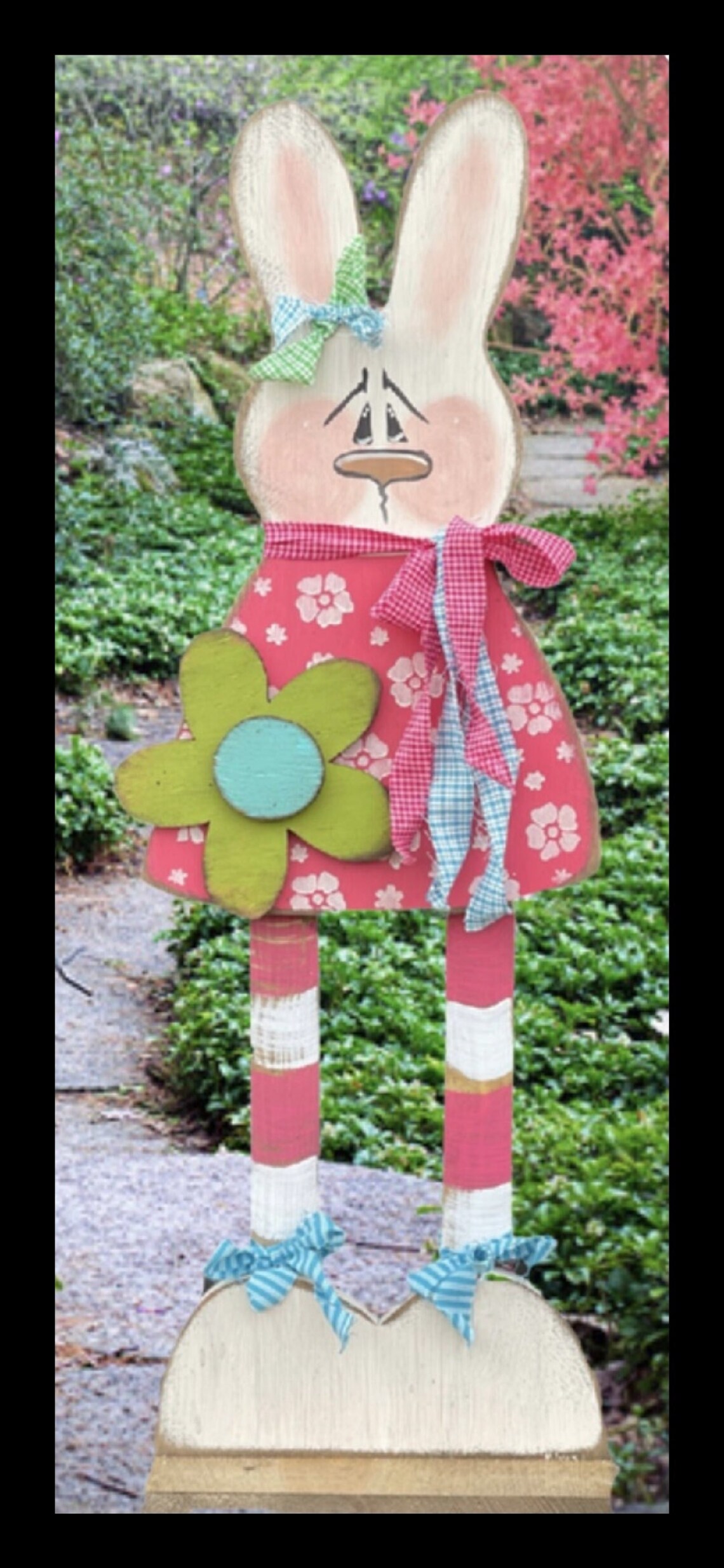 E-PATTERN Stick Leg Collection Large Standing Bunny Wood Craft DIY ...
