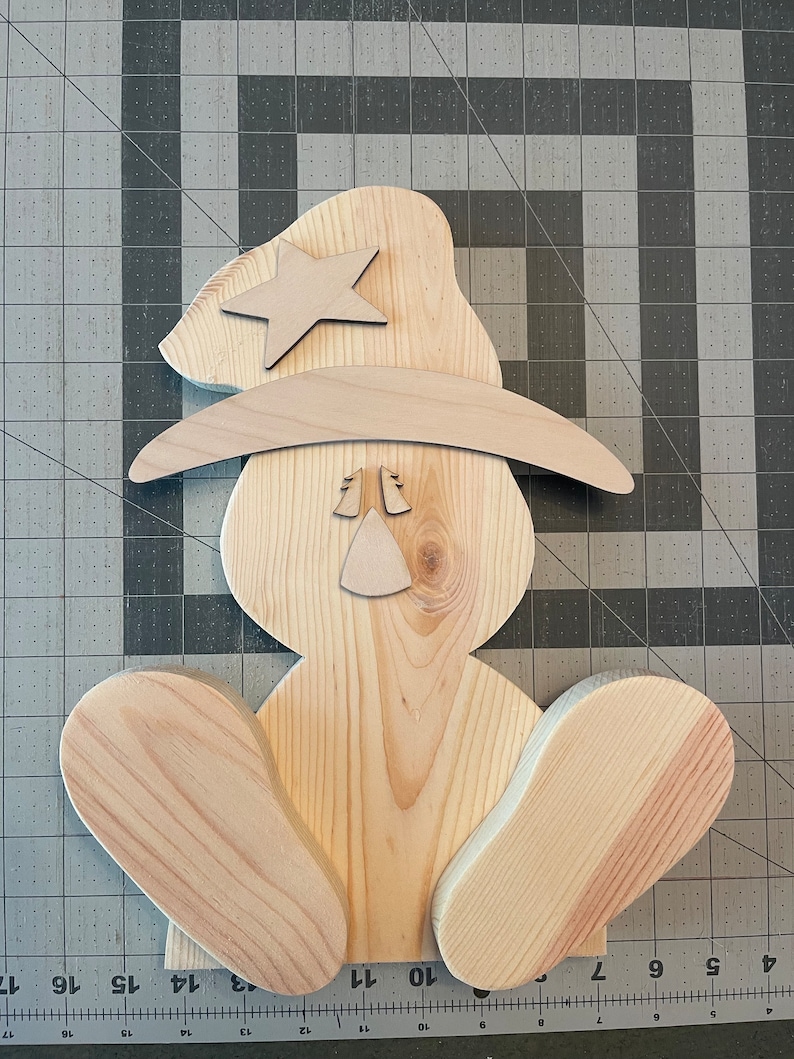 DIY Critter Sitter Witch - Unfinished Wood Craft Kit - Etsy