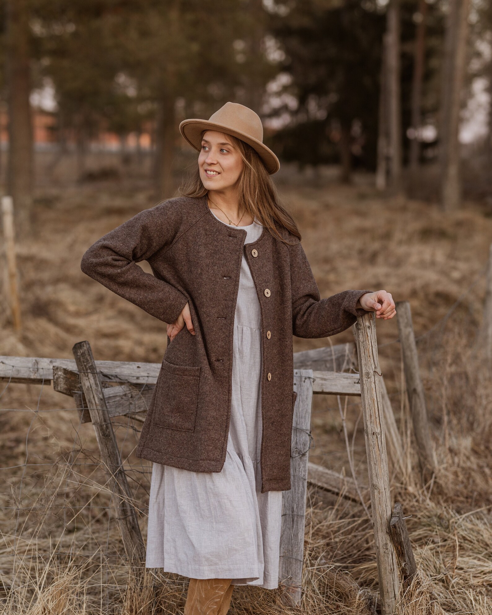 Wool Coat for Women, Wool Jacket, Pure Wool, Natural Wool Coat, Ladies ...