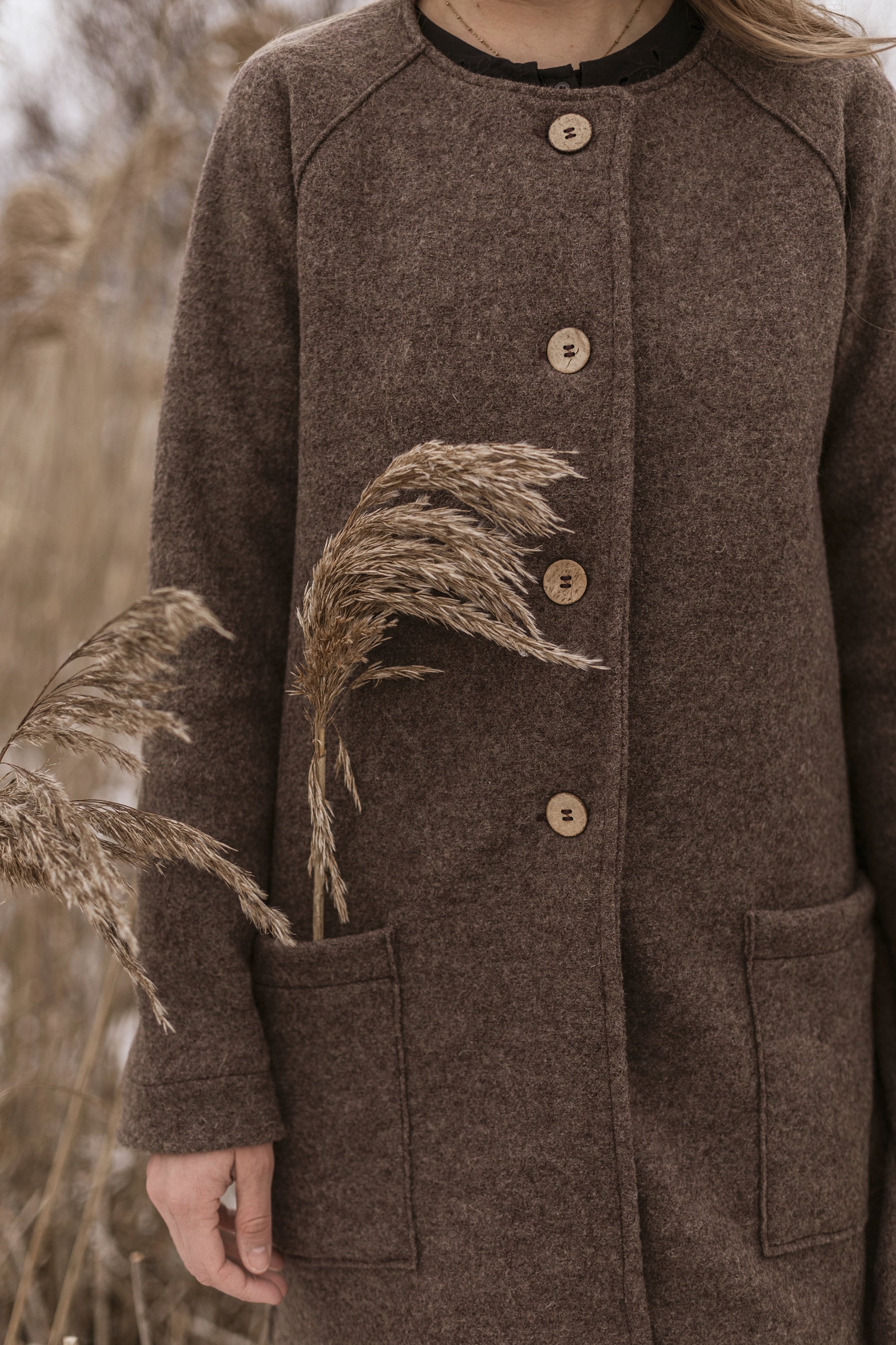 Wool Coat for Women, Wool Jacket, Pure Wool, Natural Wool Coat, Ladies ...