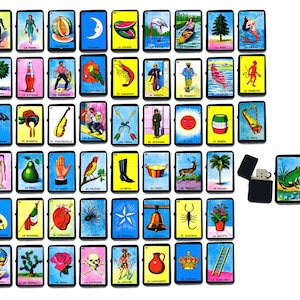 Custom Loteria "older Classic Card Images" Available UV Color Printed ...