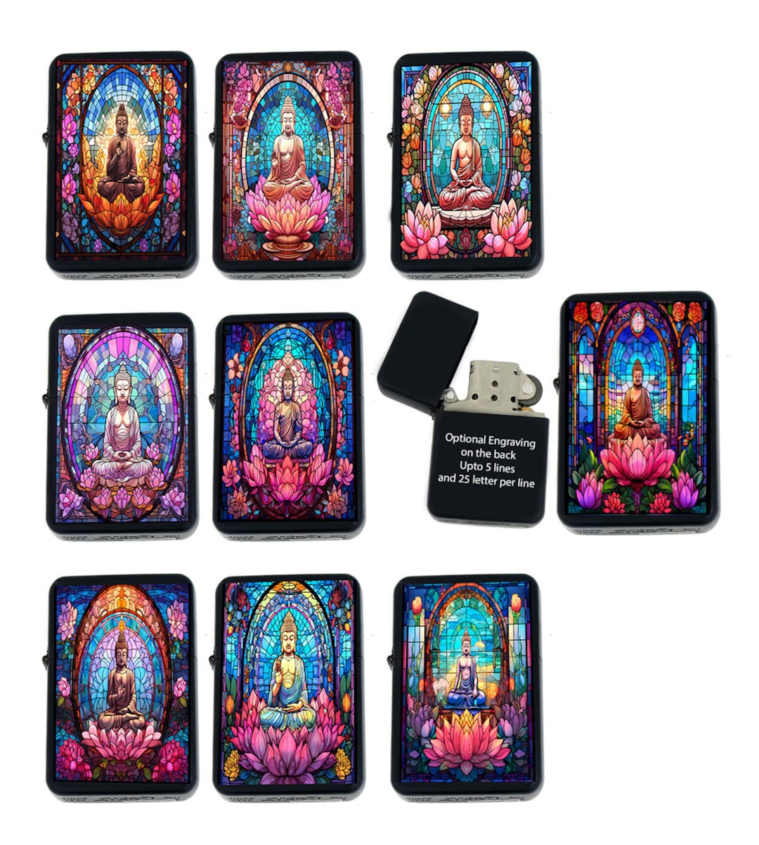 Custom Buddha Available Unique Collectible Gifts Infinity Black Matt ...
