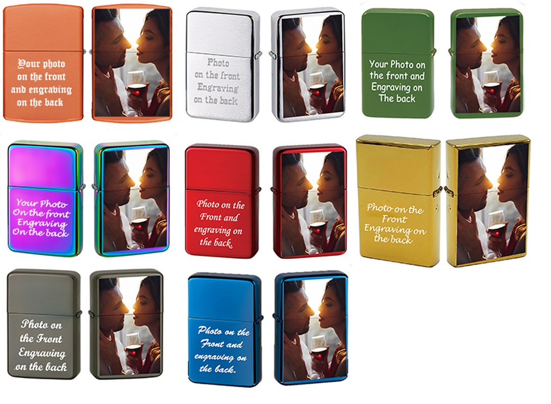 Custom Gifts Infinity Lighter! Personalize Lighter Choose Your Color ...