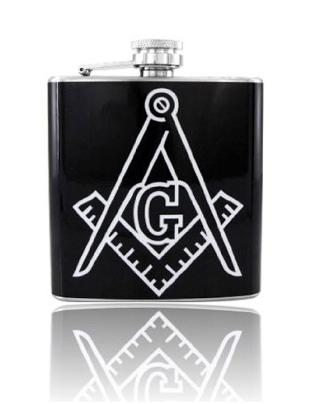 6oz Masonic / Mason Vinyl Wrap Stainless Steel Flask (1) - Etsy