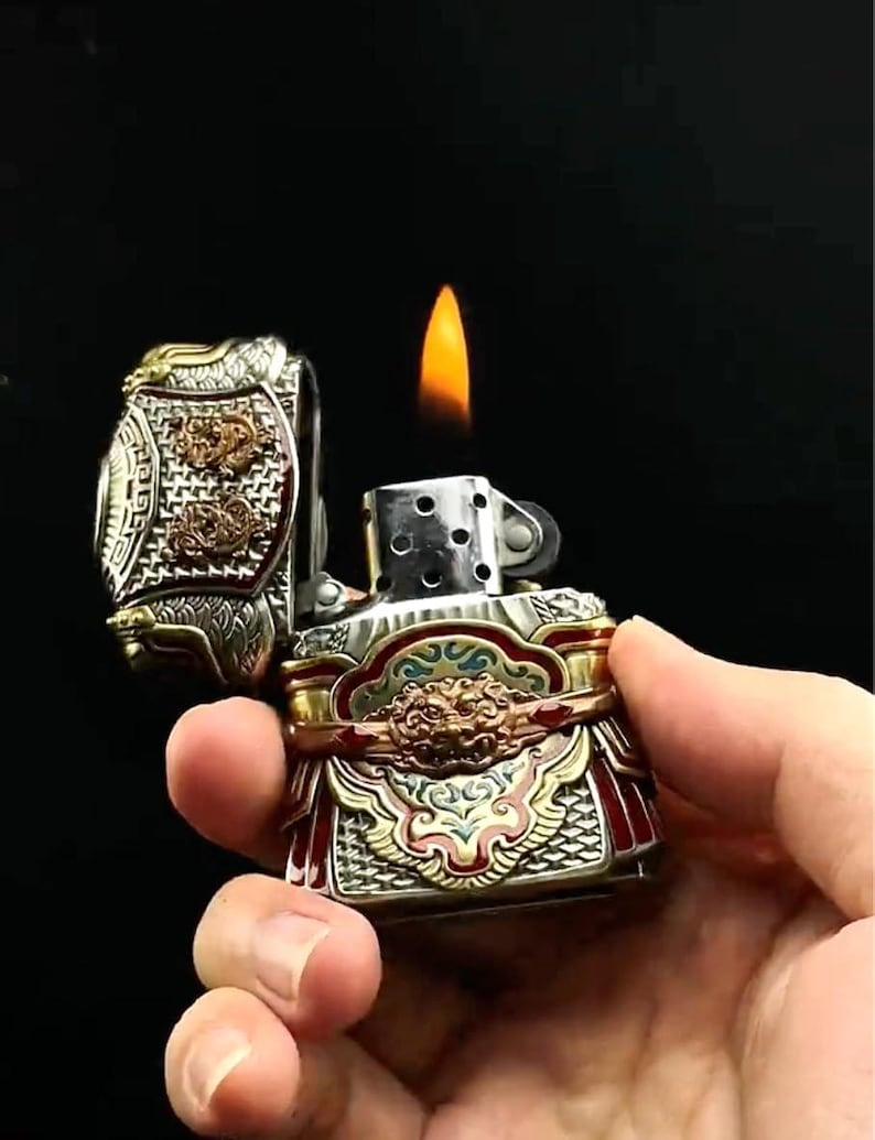 Zippo Samurai Warrior Limited Edition Table Set 610807 With Magnetic ...