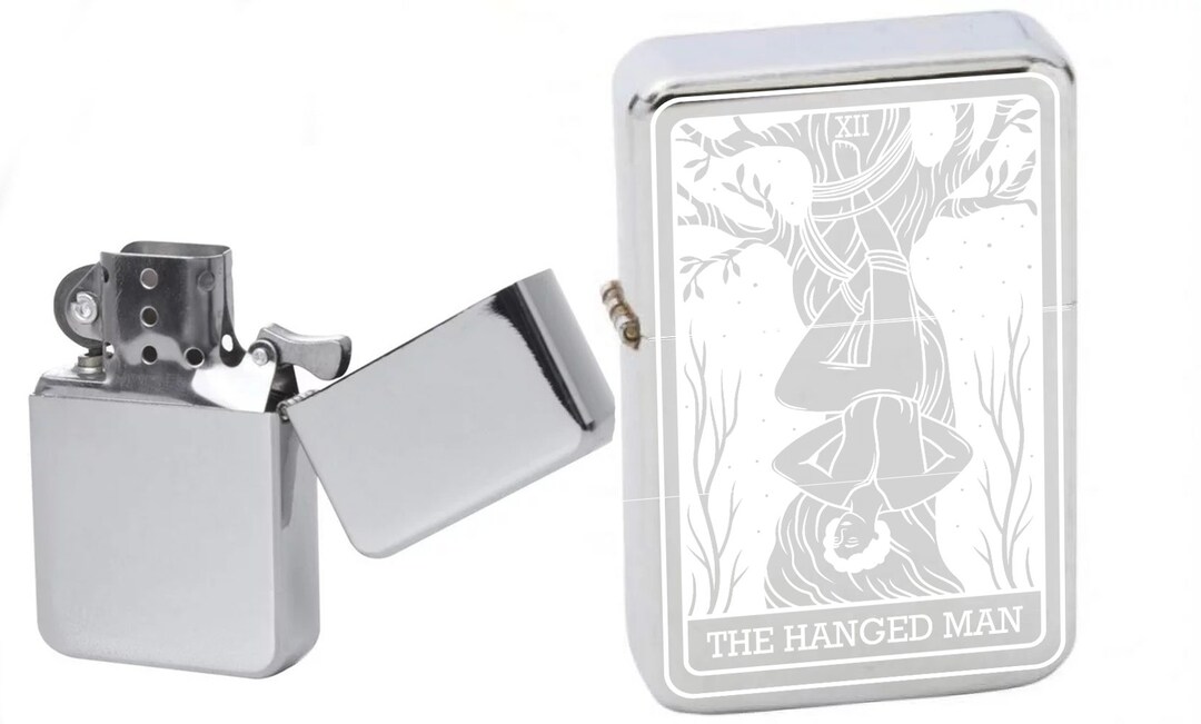 Custom Tarot Card - Major Arcana The-hangman Laser Engraved Unique ...