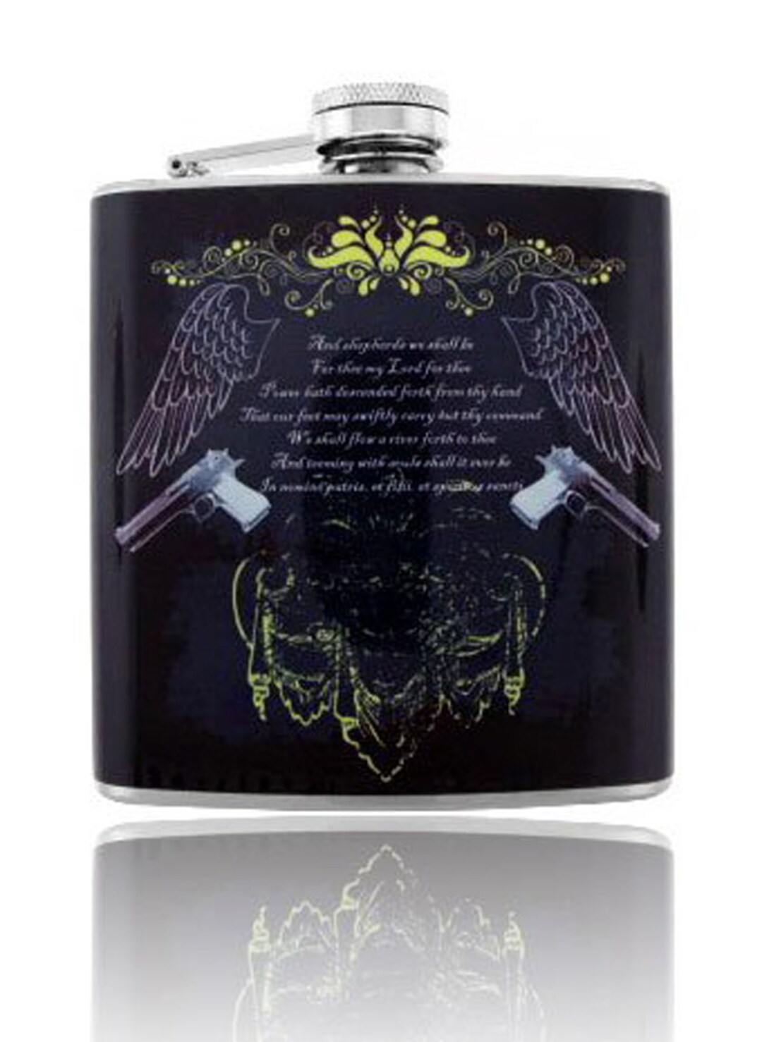 6oz Boondock Saints Prayer Vinyl Wrap Stainless Steel Flask (5) - Etsy