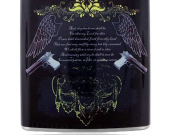 6oz Boondock Saints Prayer Vinyl Wrap Stainless Steel Flask | Etsy