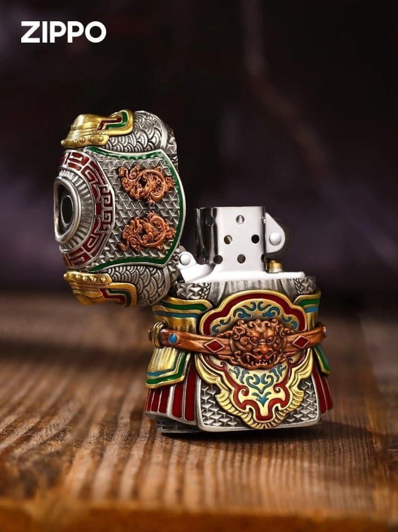 Zippo Samurai Warrior Limited Edition Table Set 610807 With Magnetic ...