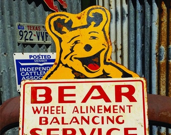 Bear Wheel Alignment Sign - Etsy