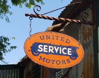 Auto Service Sign, Vintage, Hand-Painted Sign - Etsy 日本