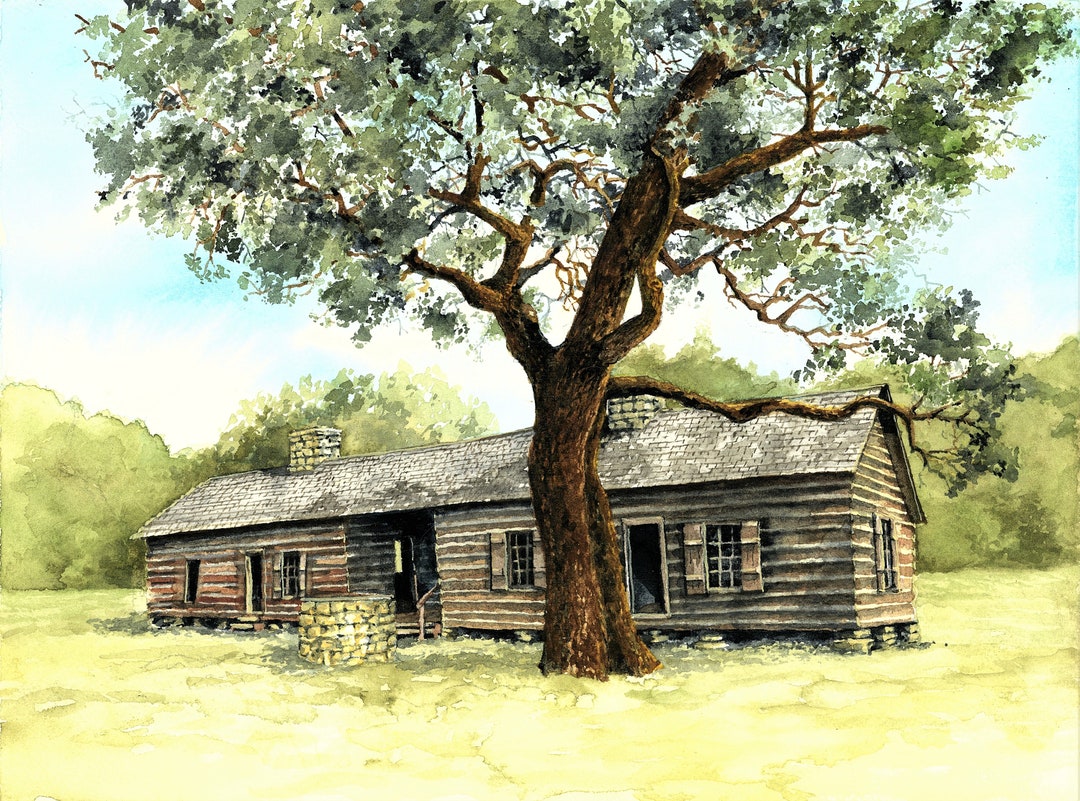 Claiborne Kyle Log House Printed Copy of Lynn Wilkerson's - Etsy