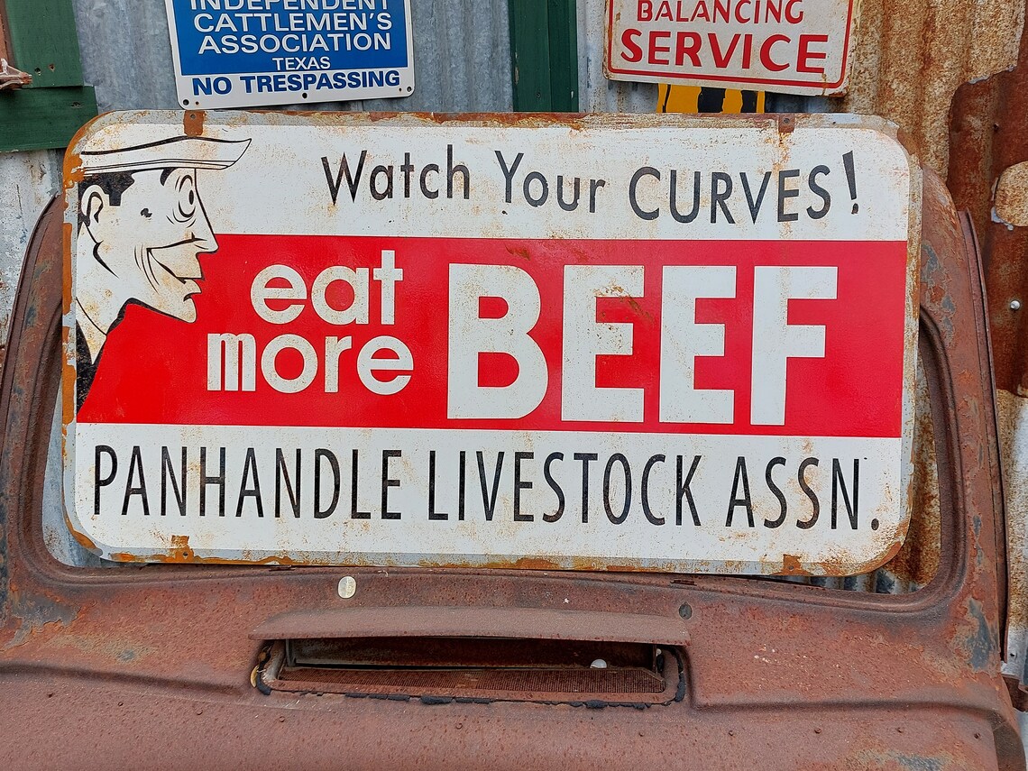 Eat More Beef Sign - Etsy