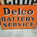 Delco Battery Service Sign - Etsy