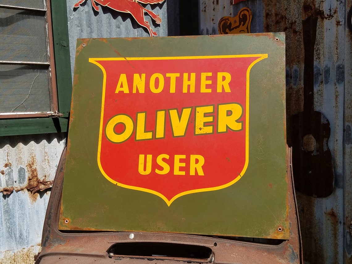 Oliver Tractor Sign - Etsy