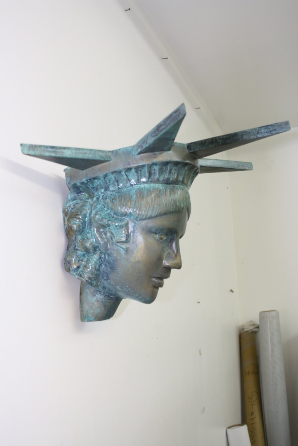 Fiberglass Lady Liberty "libby" Head Sculpture - Etsy