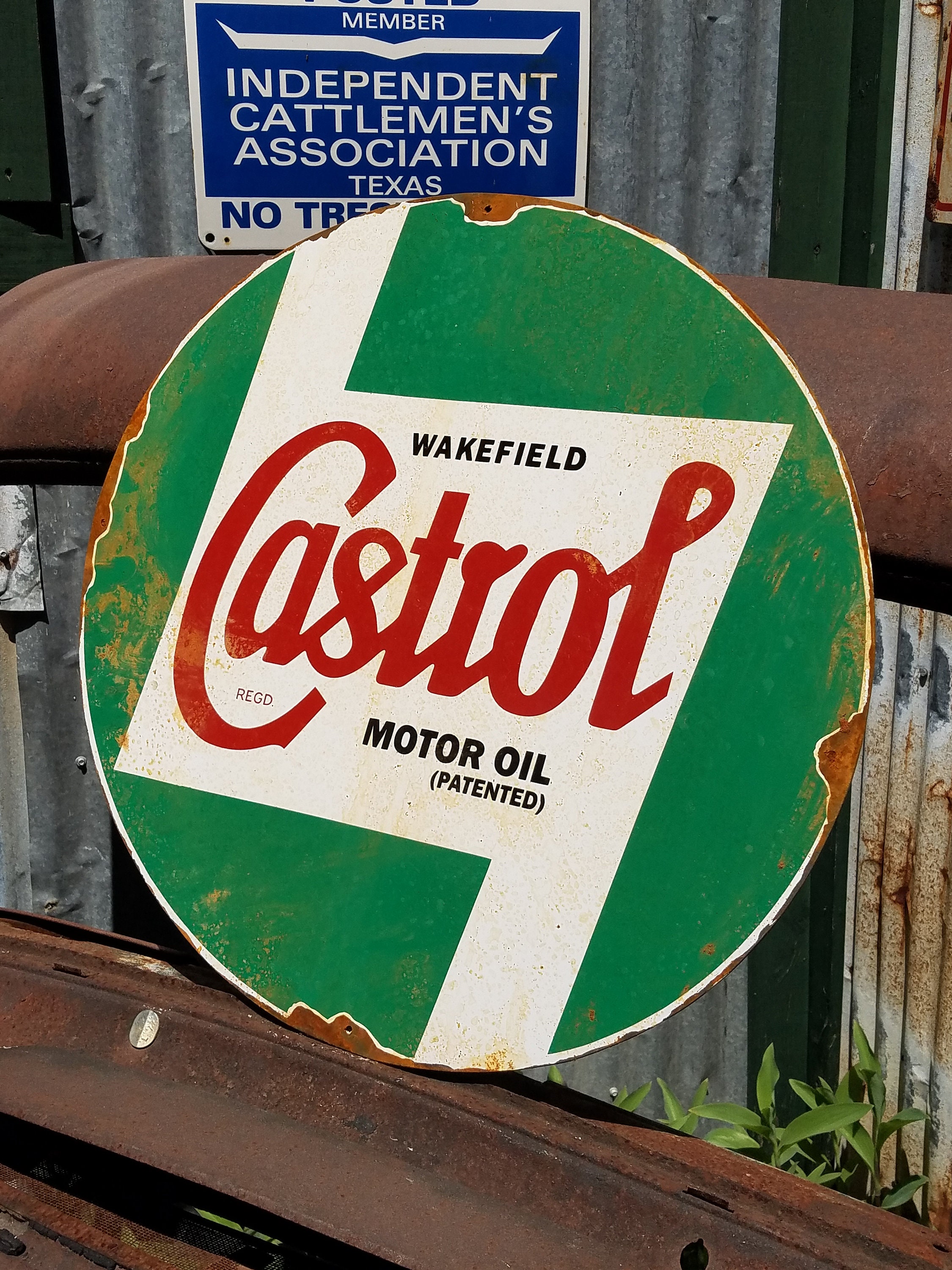 Castrol Motor Oil Sign - Etsy