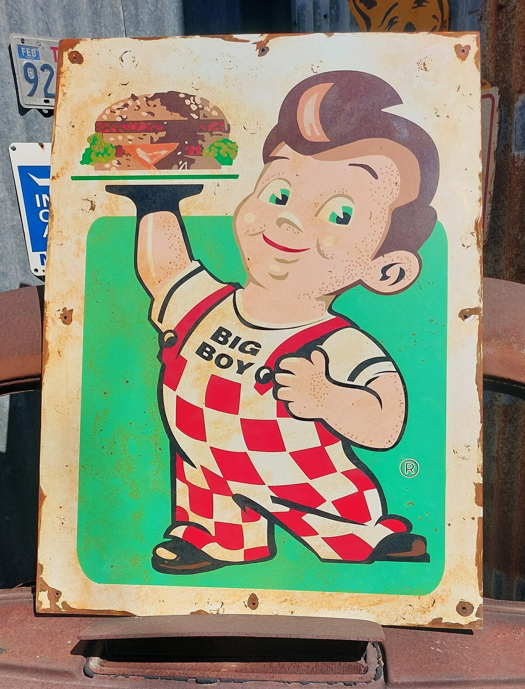 Big Boy Cheeseburger Sign - Etsy