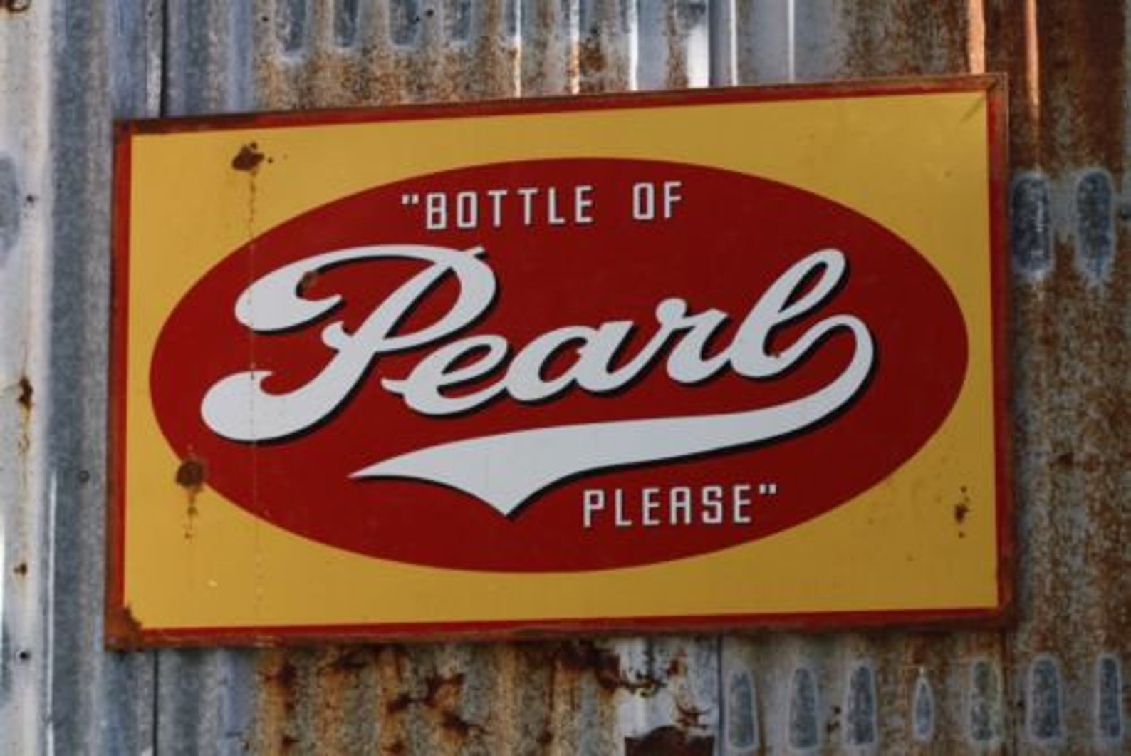 Pearl Beer Sign Replica - Etsy