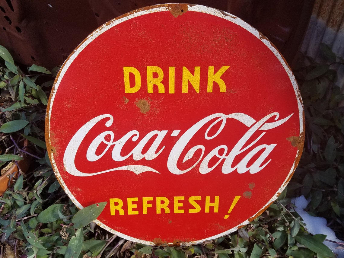 Coca-cola Sign - Etsy