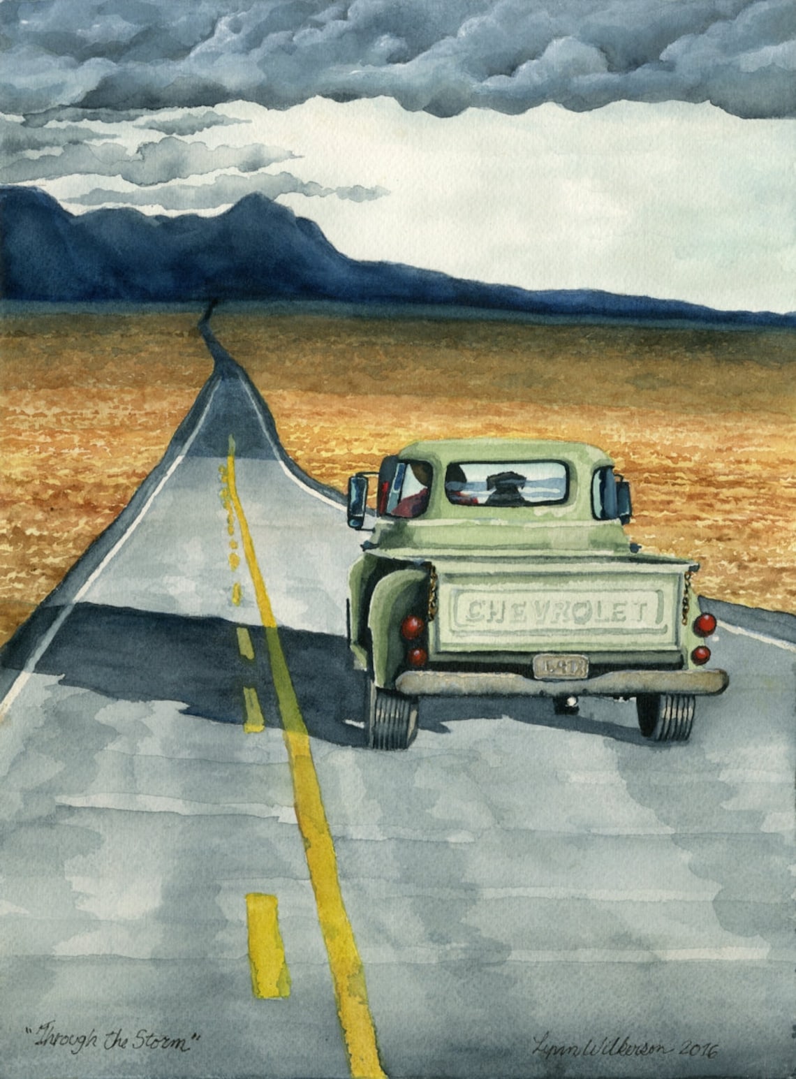 Through The Storm Printed Copy Of Lynn Wilkerson S Etsy