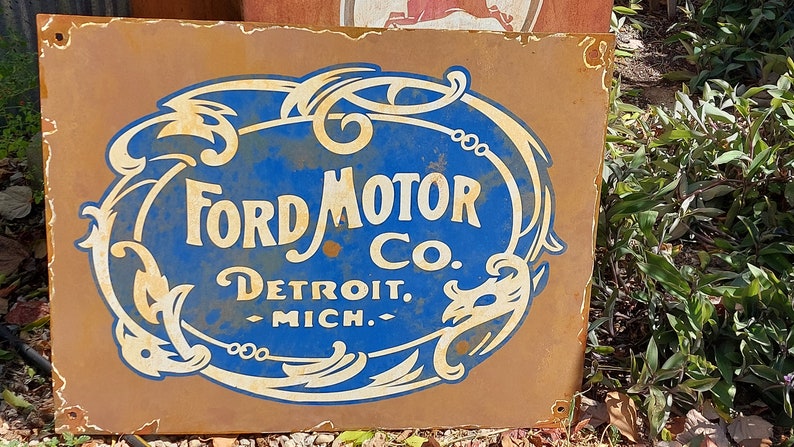 28 X 36 Ford Motor Co. Sign - Etsy