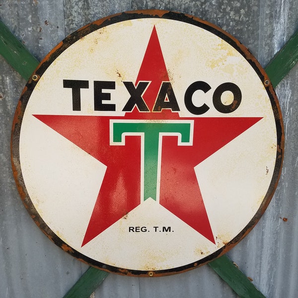 Texaco Sign - Etsy