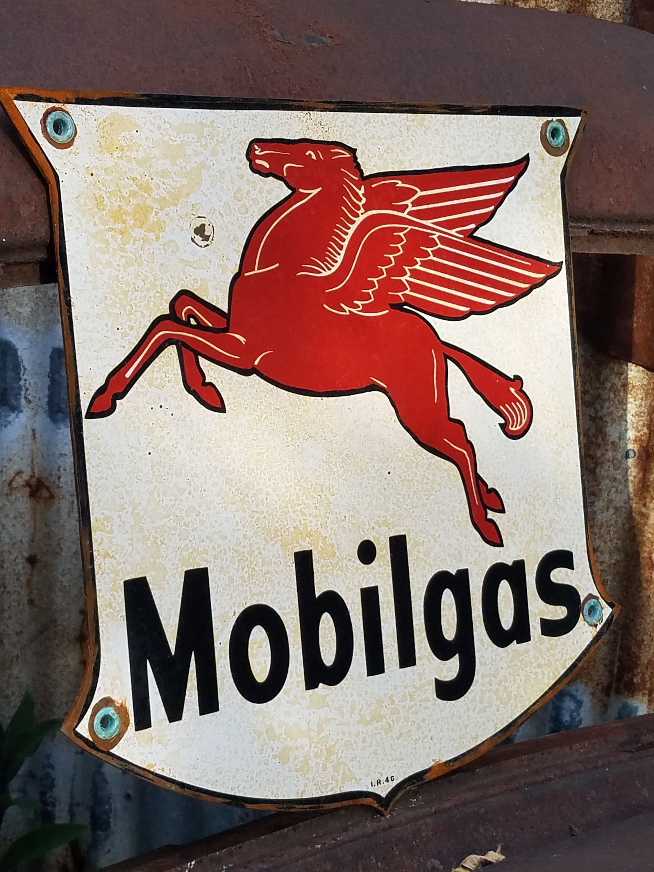 24" X 23" Mobilgas Service Station Sign - Etsy