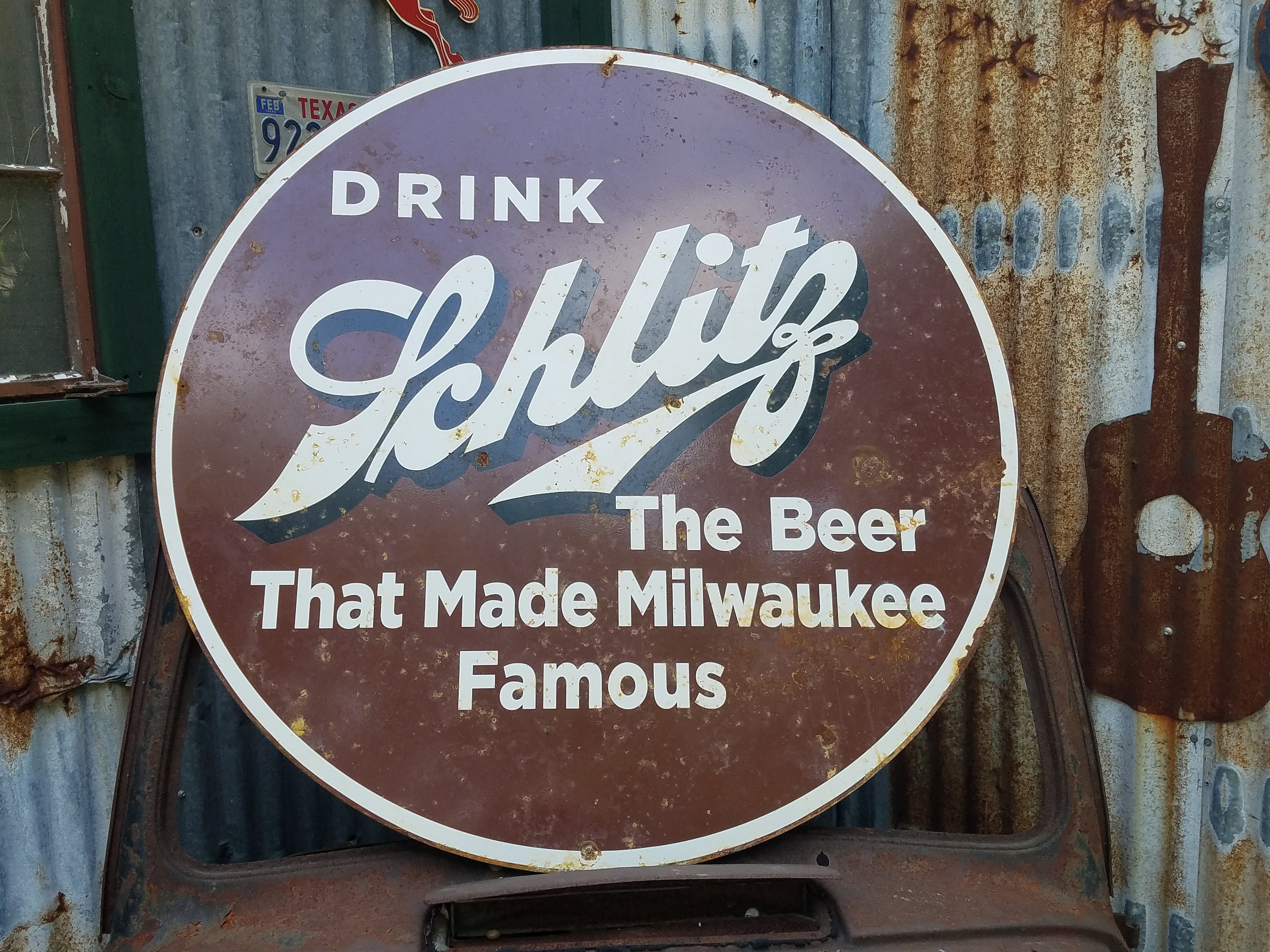 47" Schlitz Beer Sign - Etsy