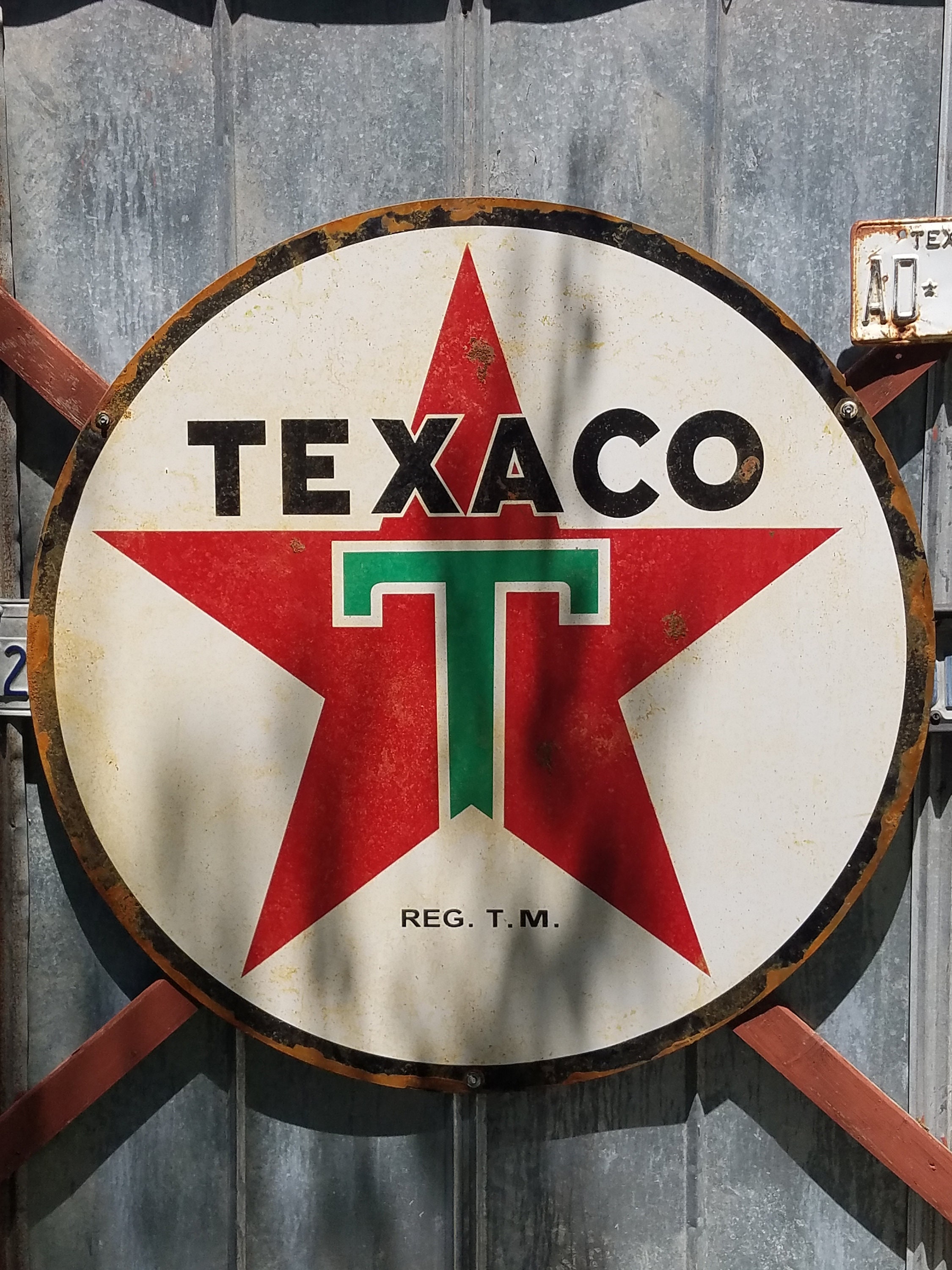 Texaco Sign 42.5 Dia. - Etsy