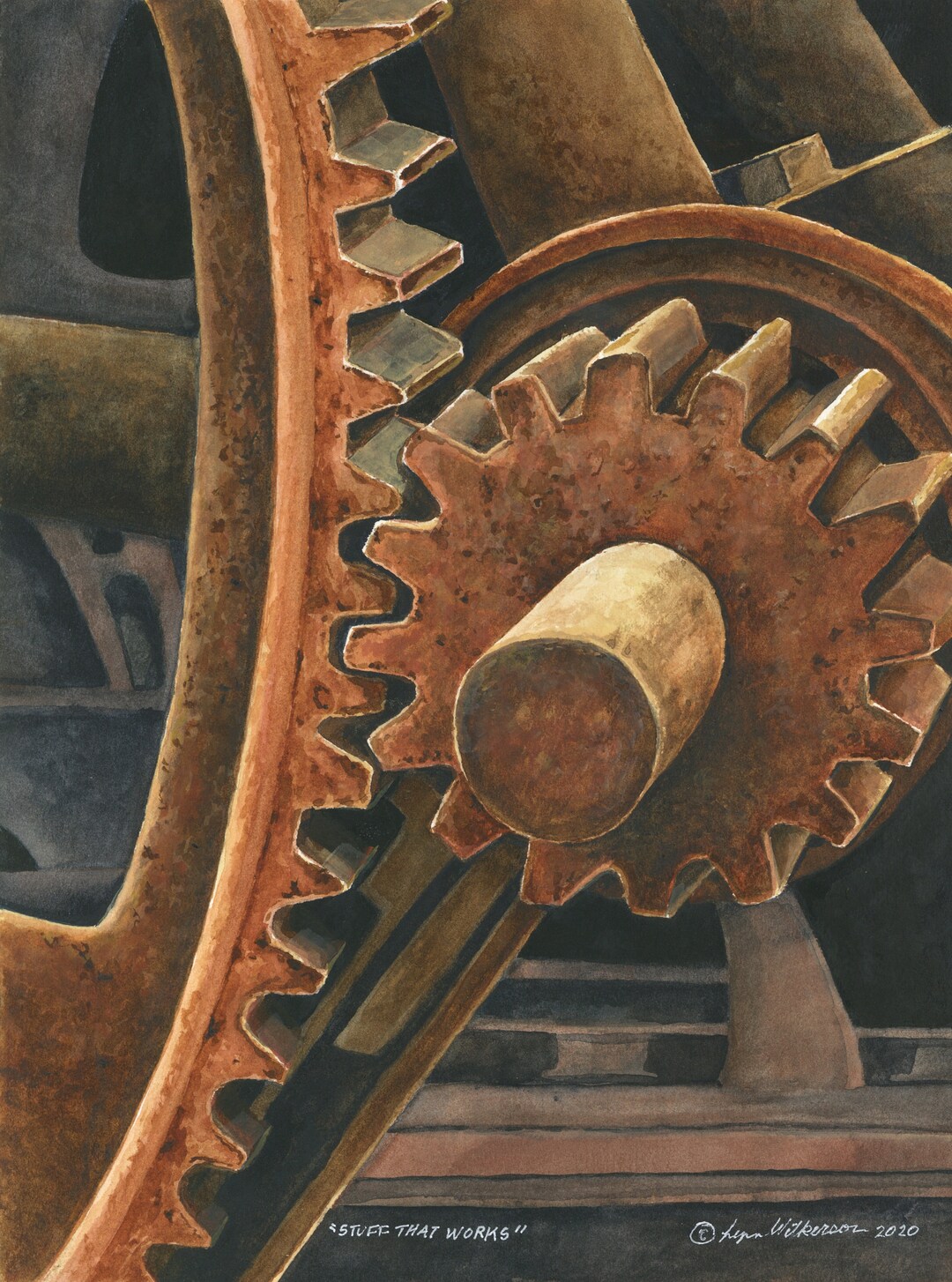 Stuff That Works Watercolor Print of Lynn Wilkerson's - Etsy