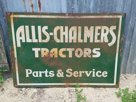 Allis Chalmers Tractor Dealers Sign - Etsy