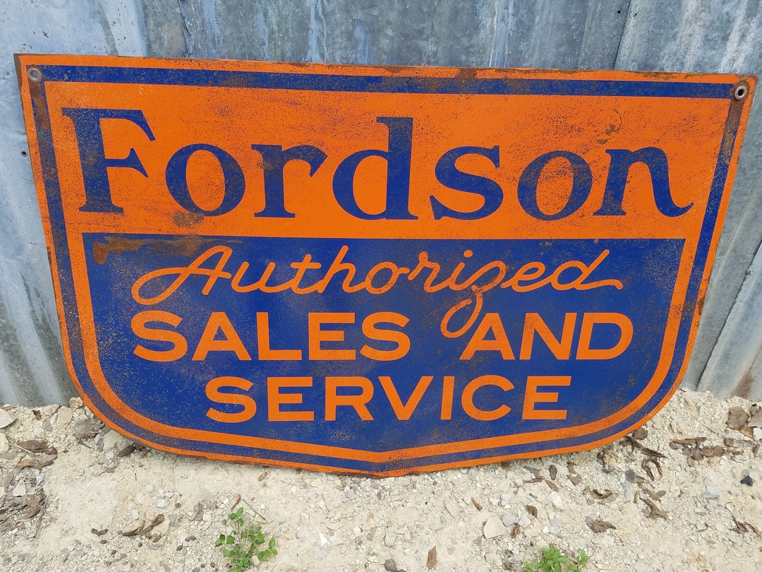 Fordson Tractor Dealership Sign - Etsy