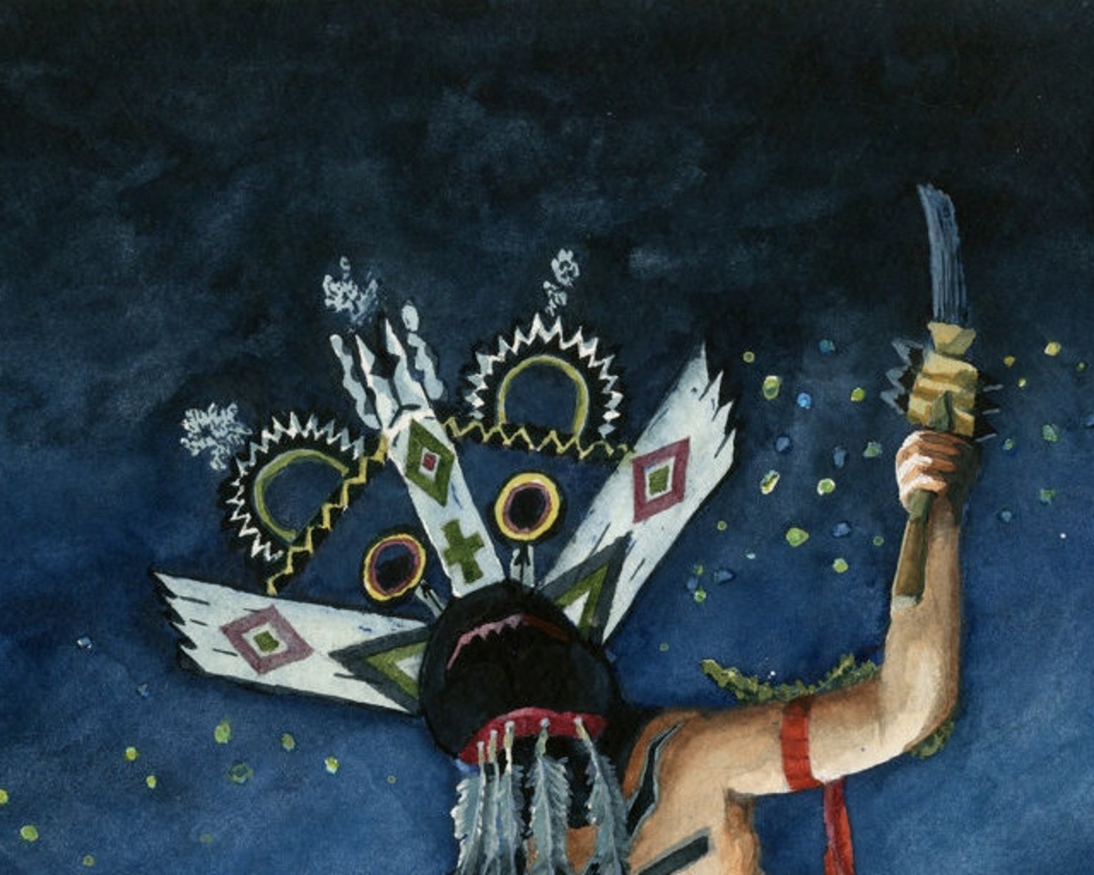 Apache Crown Dance Printed Copy of Lynn Wilkerson's - Etsy