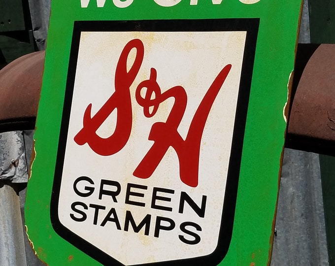 S & H Green Stamps Sign - Etsy