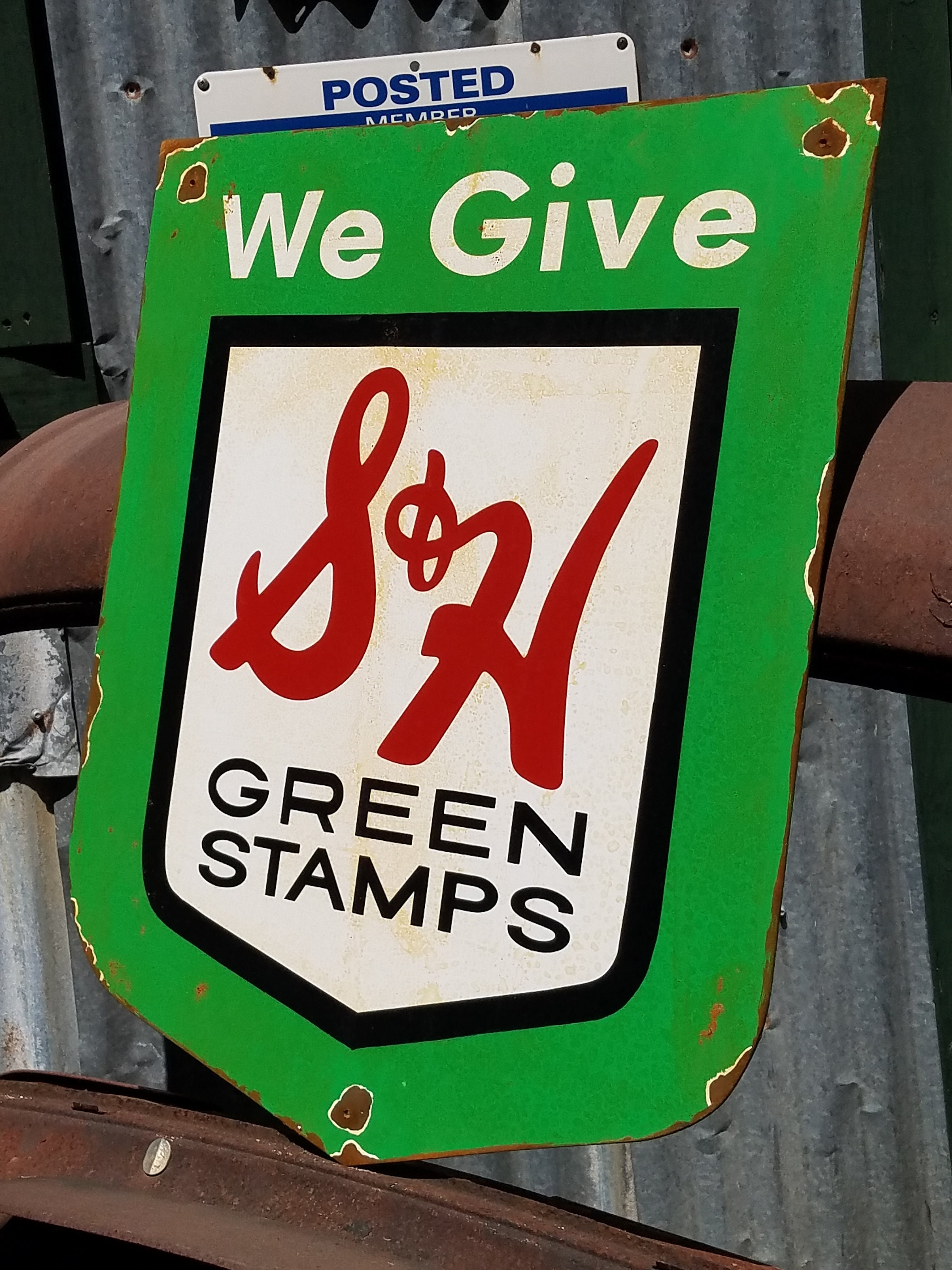 S & H Green Stamps Sign - Etsy