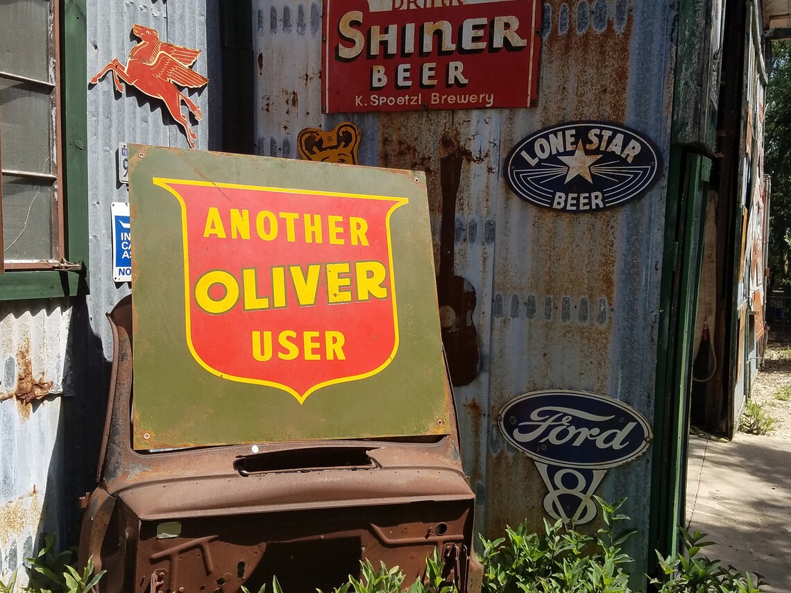 Oliver Tractor Sign - Etsy