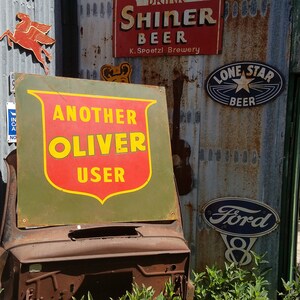 Oliver Tractor Sign - Etsy