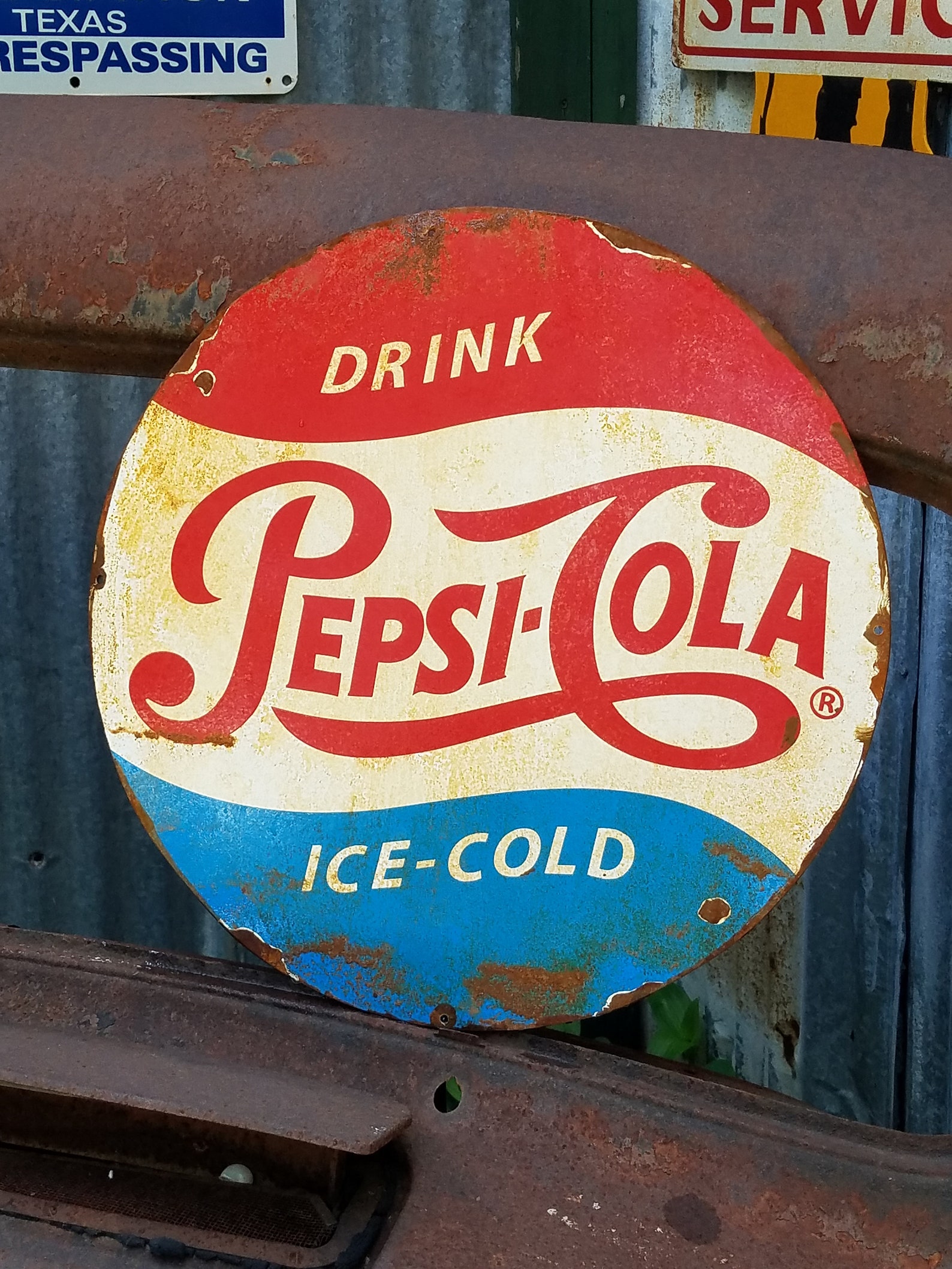 Pepsi Cola Sign - Etsy