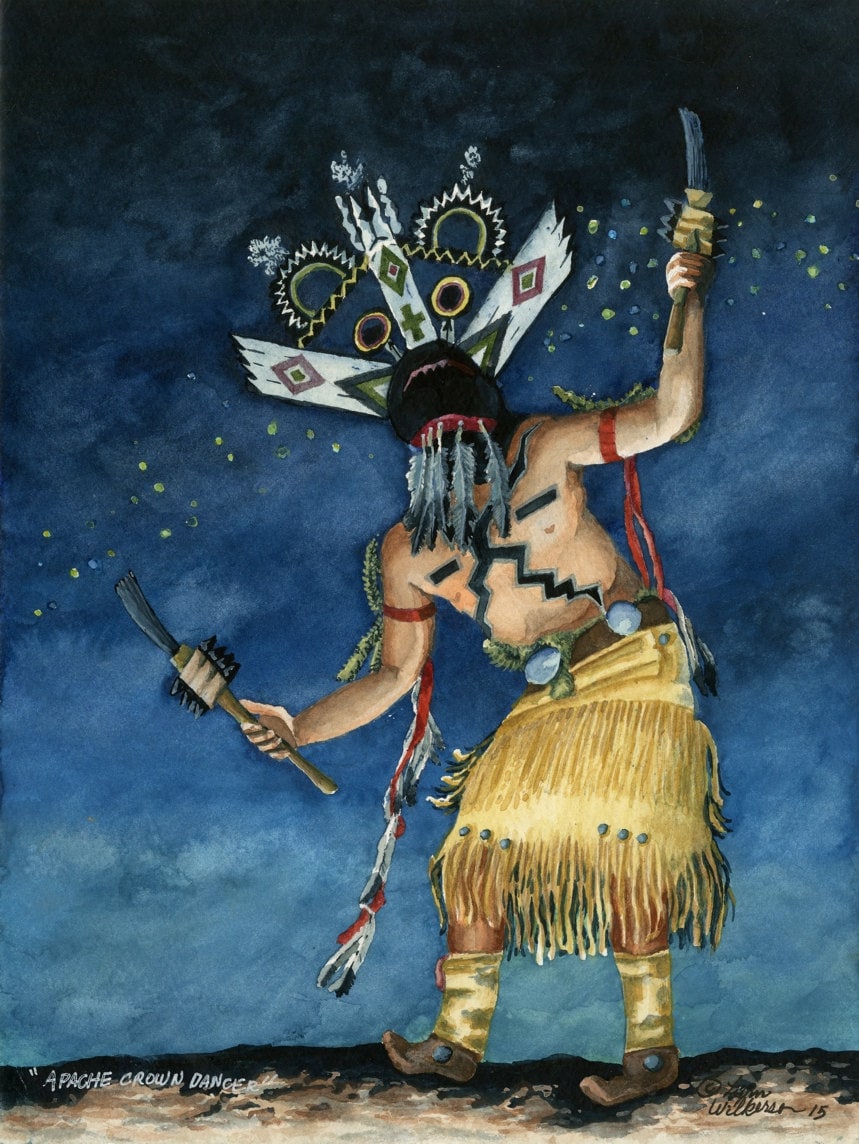 Apache Crown Dance Printed Copy of Lynn Wilkerson's - Etsy