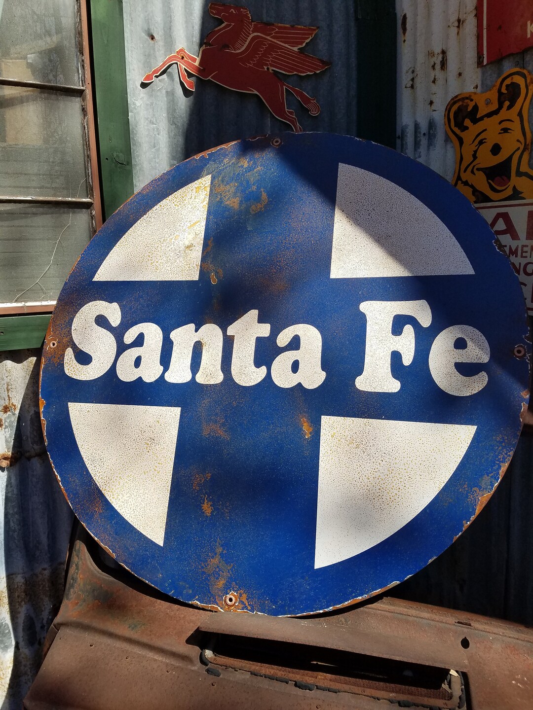 Santa Fe Railroad Sign - Etsy