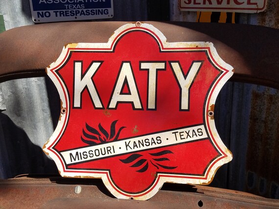 Katy Railroad Sign - Etsy