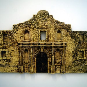 The Alamo 2D Sculptural Model - Etsy