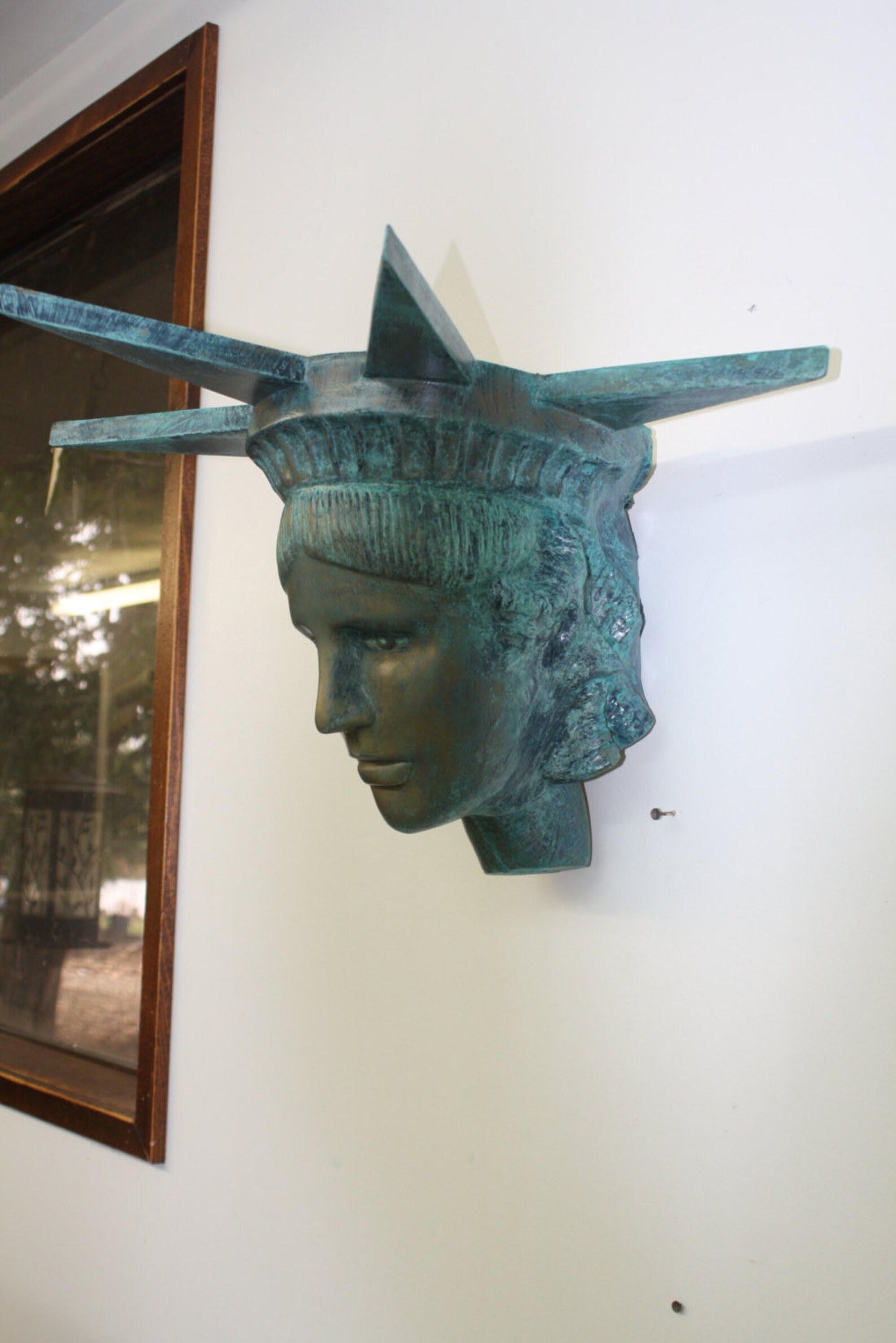 Fiberglass Lady Liberty "libby" Head Sculpture - Etsy