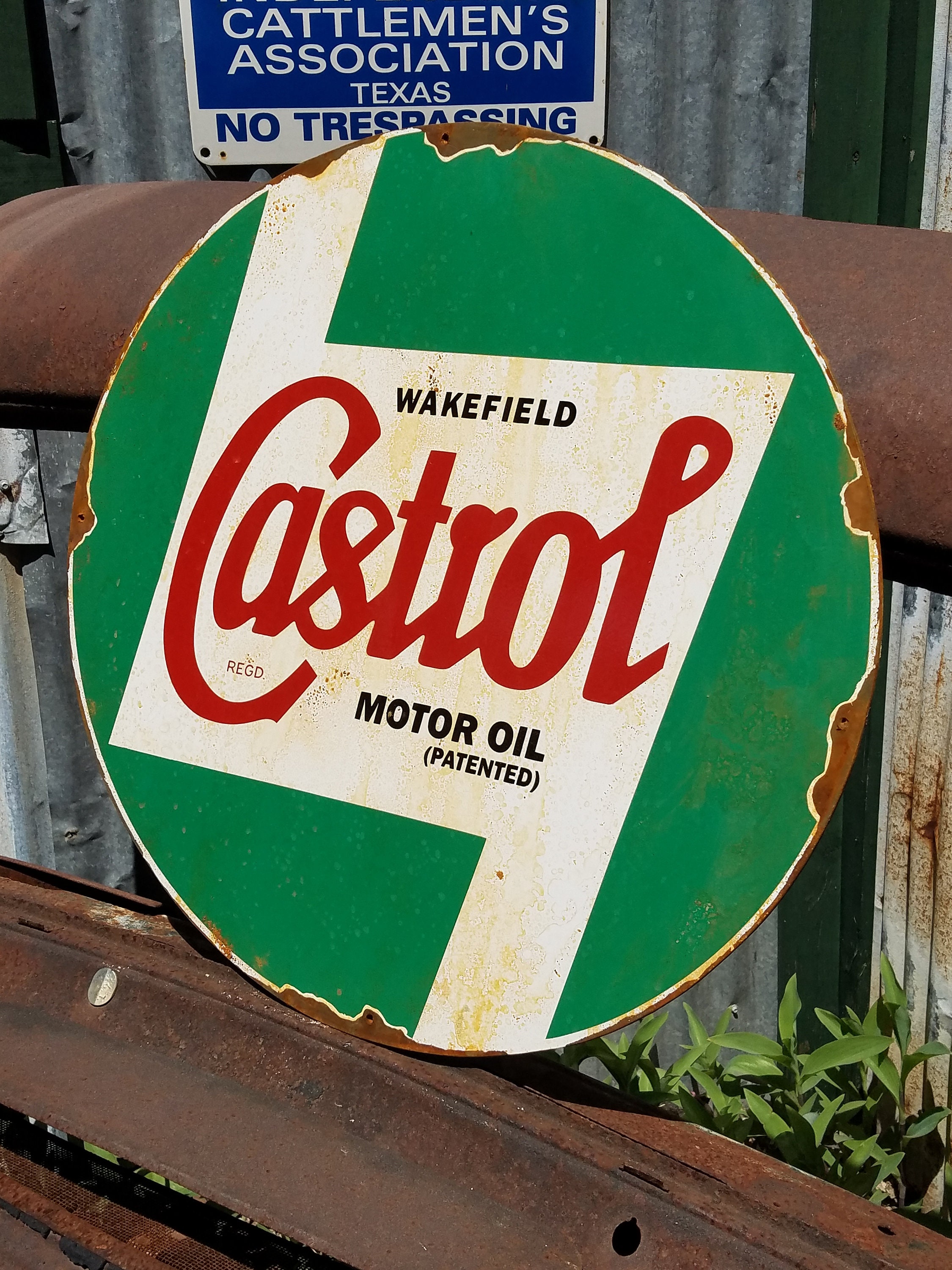 Castrol Motor Oil Sign - Etsy