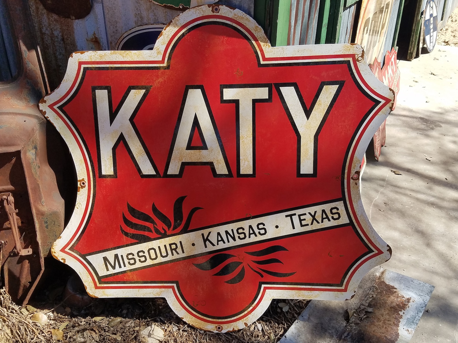 KATY Railroad Sign - Etsy