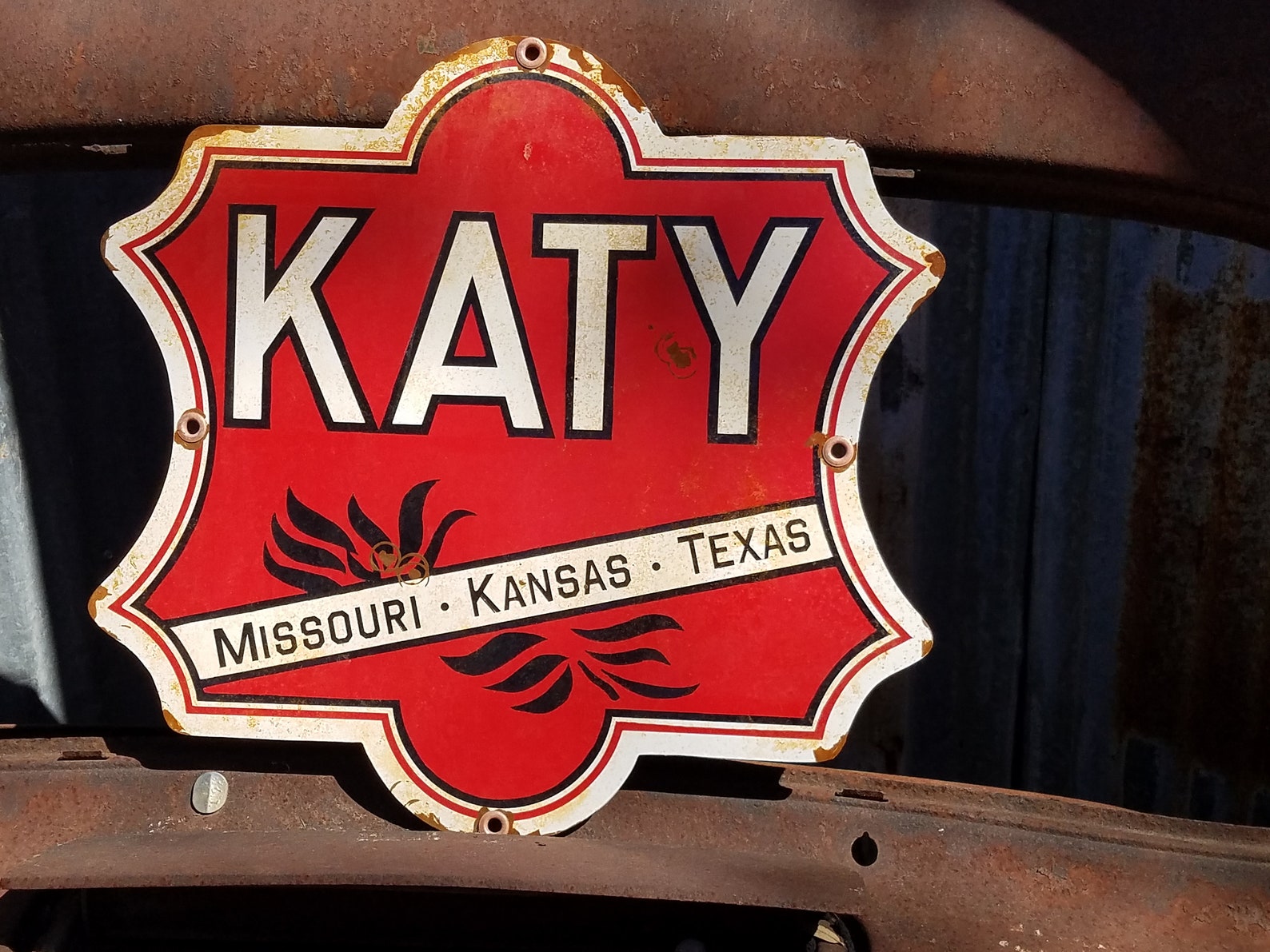 KATY Railroad Sign - Etsy